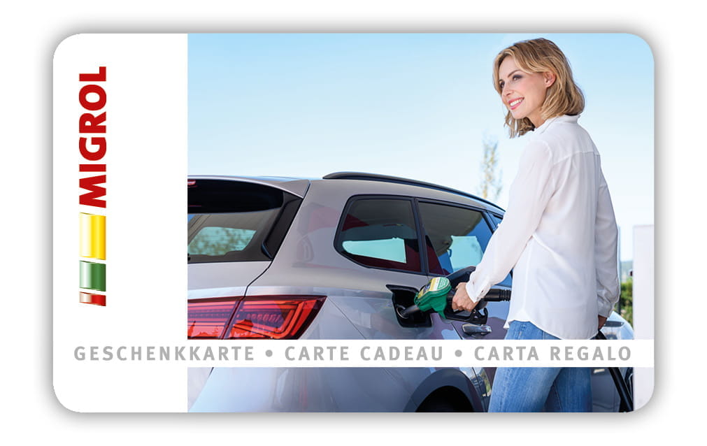 Migrol Geschenkkarte | Das perfekte Geschenk | Migrol AG